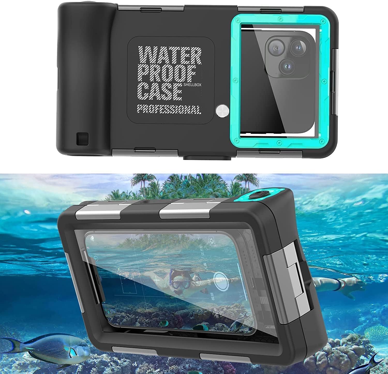 Amazon.com: Waterproof Phone Case,Universal Diving Phone Case Dry Bag ...
