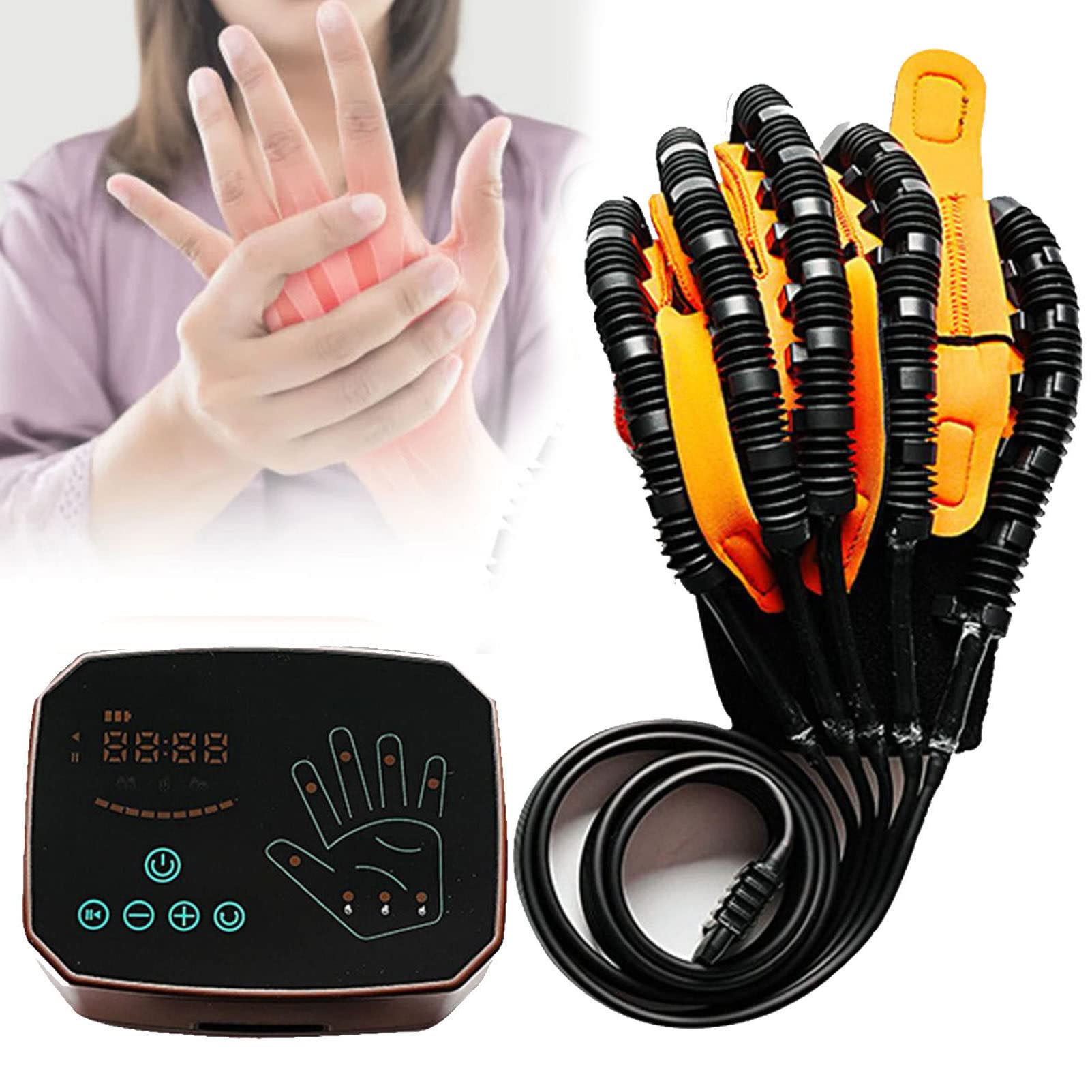 Buy THERES Rehabilitation Robot Gloves, Finger Training Stroke Hand ...
