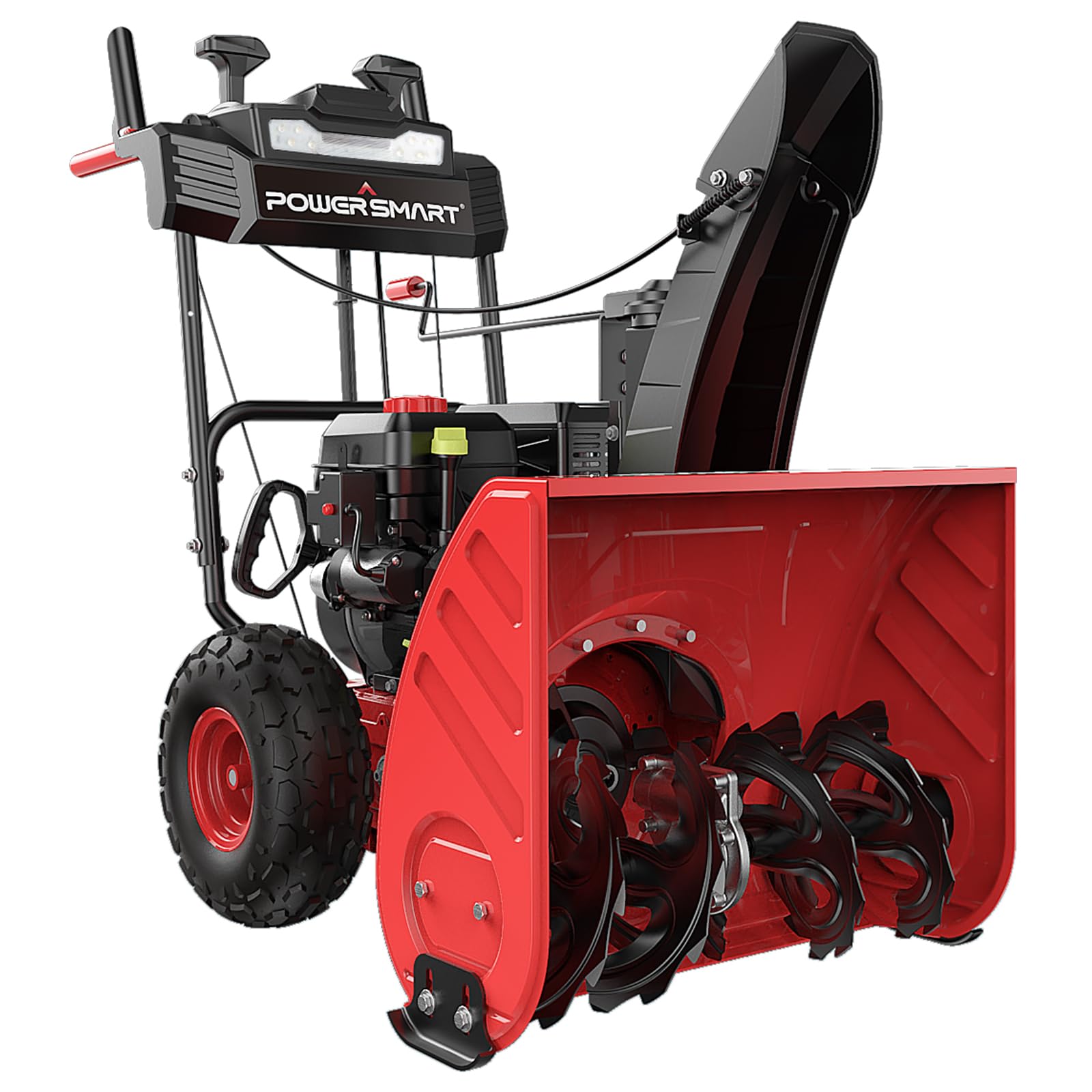 Amazon.com : PowerSmart 26-Inch Snow Blower Gas Powered, 252cc 4-Cycle ...