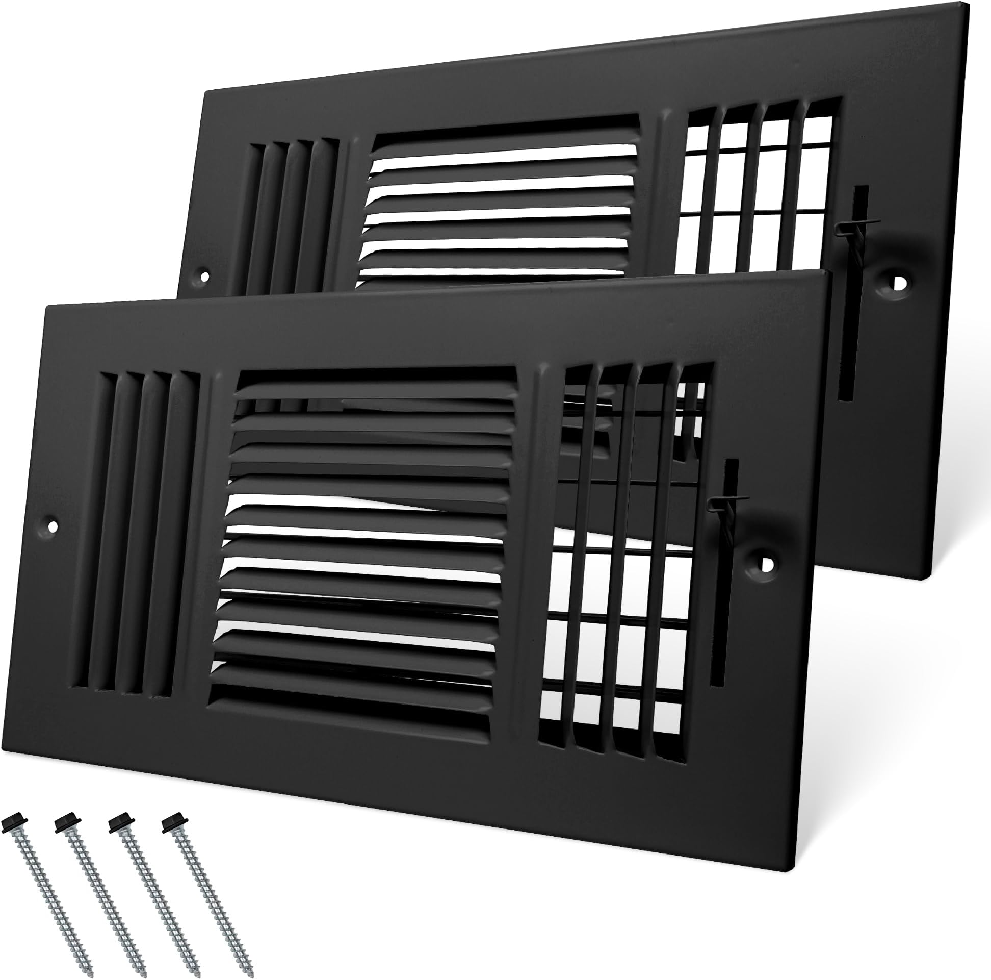 Ozo Brothers Black Air Register Cover Grille. Wall Register, Ceiling ...