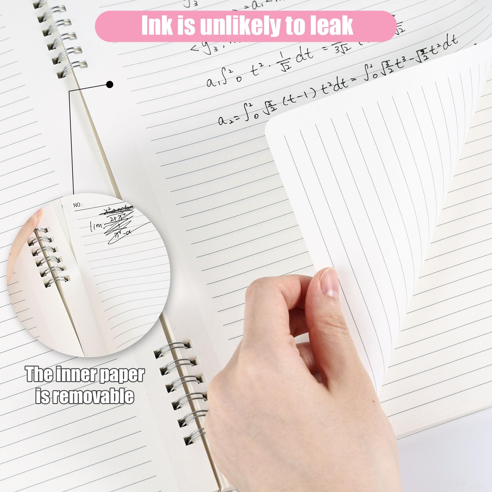 Snapklik.com : A4 Spiral Notebook Pink, Flexible Cover A4 Spiral ...