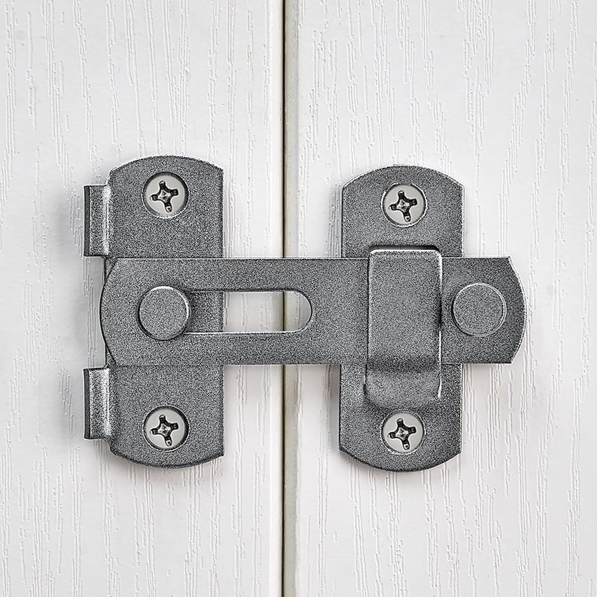 Snapklik.com : INIRET 2 Packs Barn Door Latches2.75” X 2.02” Grey ...