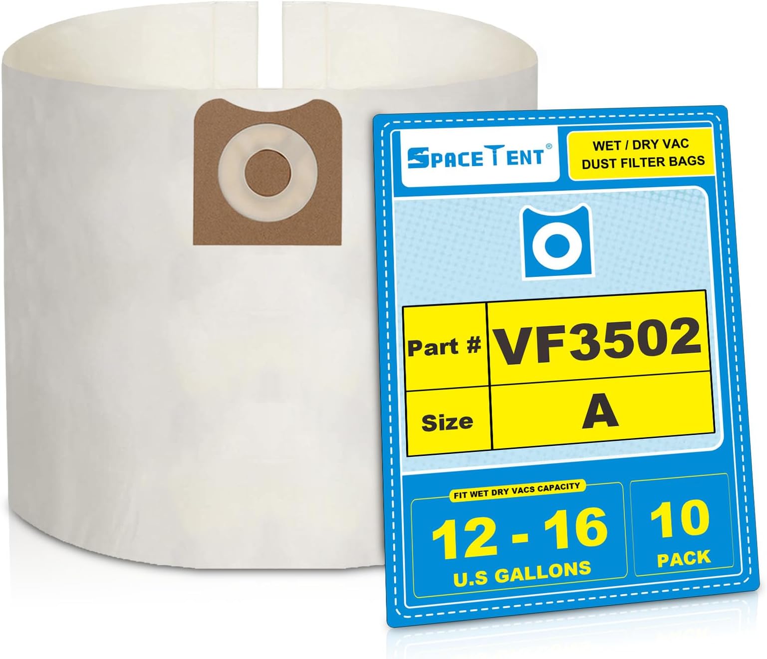 SpaceTent Part # RIDGID VF3502, 5 Pack High Efficiency Replacement ...