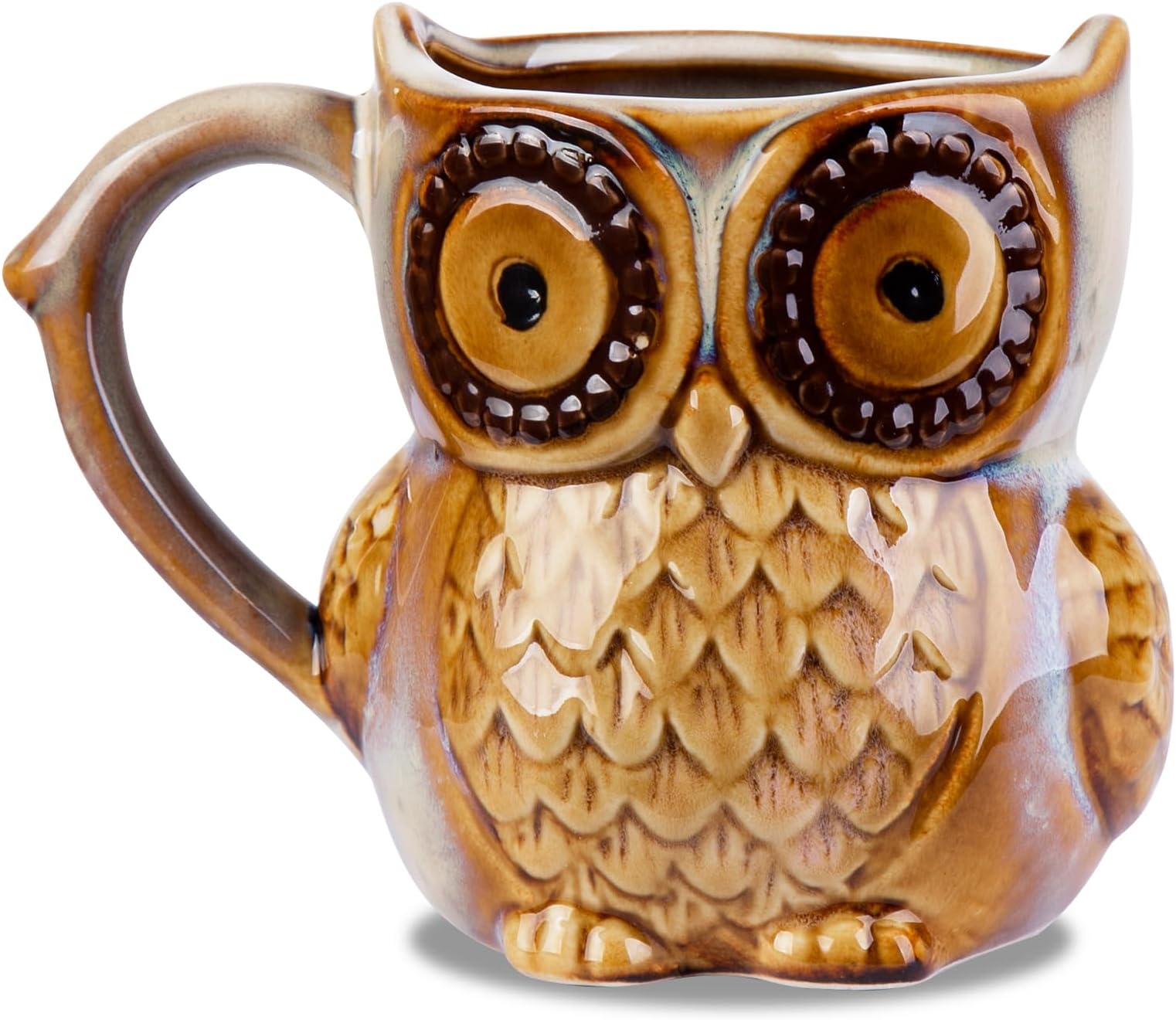 Amazon.com: Oversized Embossed Owl Coffee or Tea Mug, 20 oz : Home ...