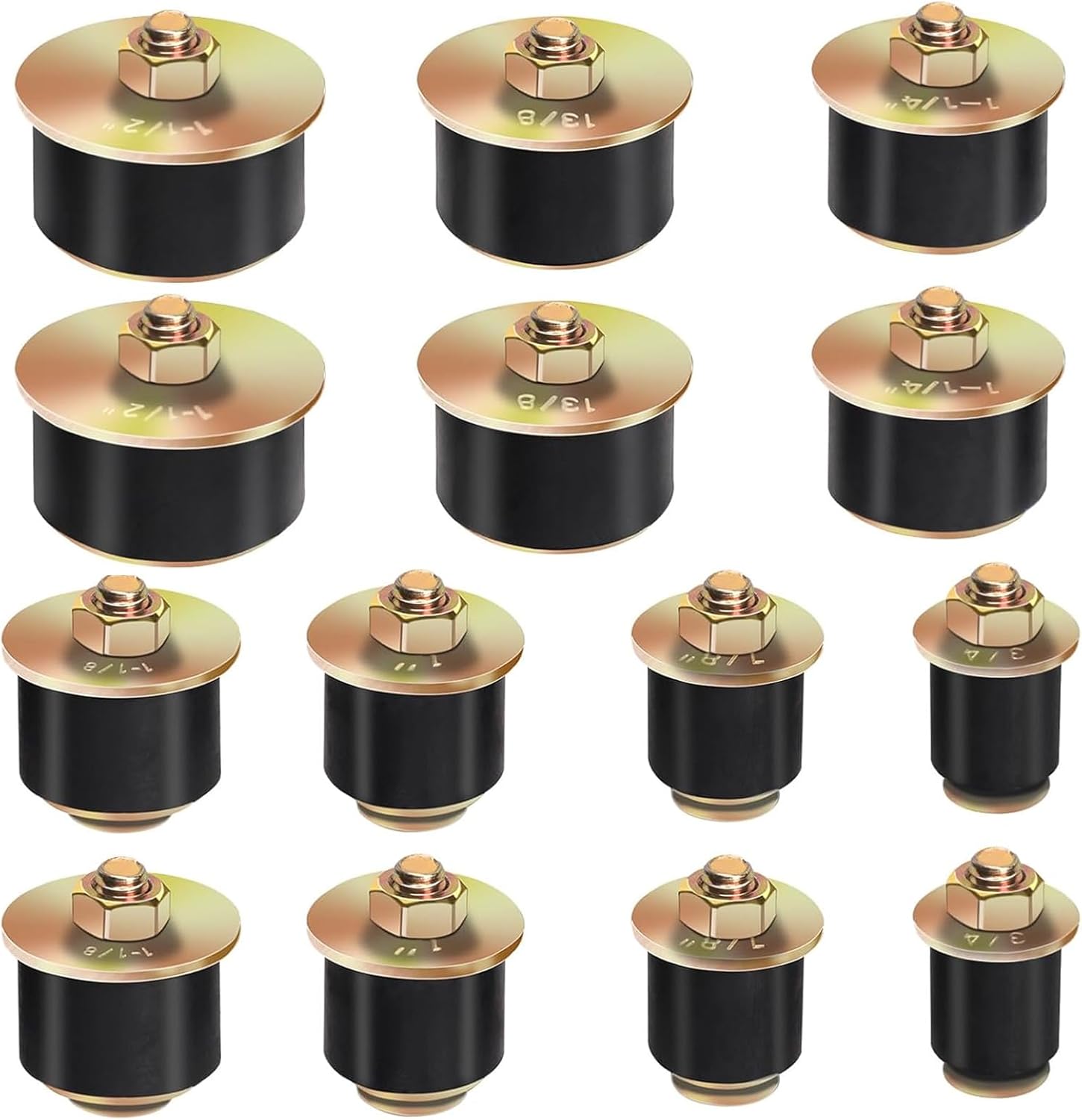 Amazon.com: Yuahar 14Pcs 7 Sizes Automotive Rubber Expansion Plug ...
