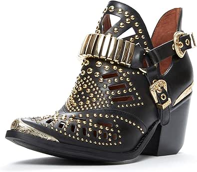 Amazon.com | Jeffrey Campbell womens CALHOUN-4 Bootie Black Size: 2.5 M ...