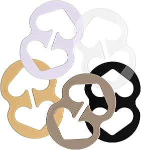 Tamlien Bra Strap Clips for Racerback, Anti-Slip Buckles Conceal Straps ...
