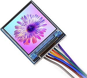 Amazon.com: waveshare 0.85inch LCD IPS Display Module, 128×128 Resolution 65K RGB Display Colors ...