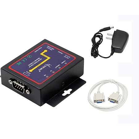 Amazon.com: StarTech.com 1 Port RS232 to Ethernet IP Converter / Device Server - Aluminum ...