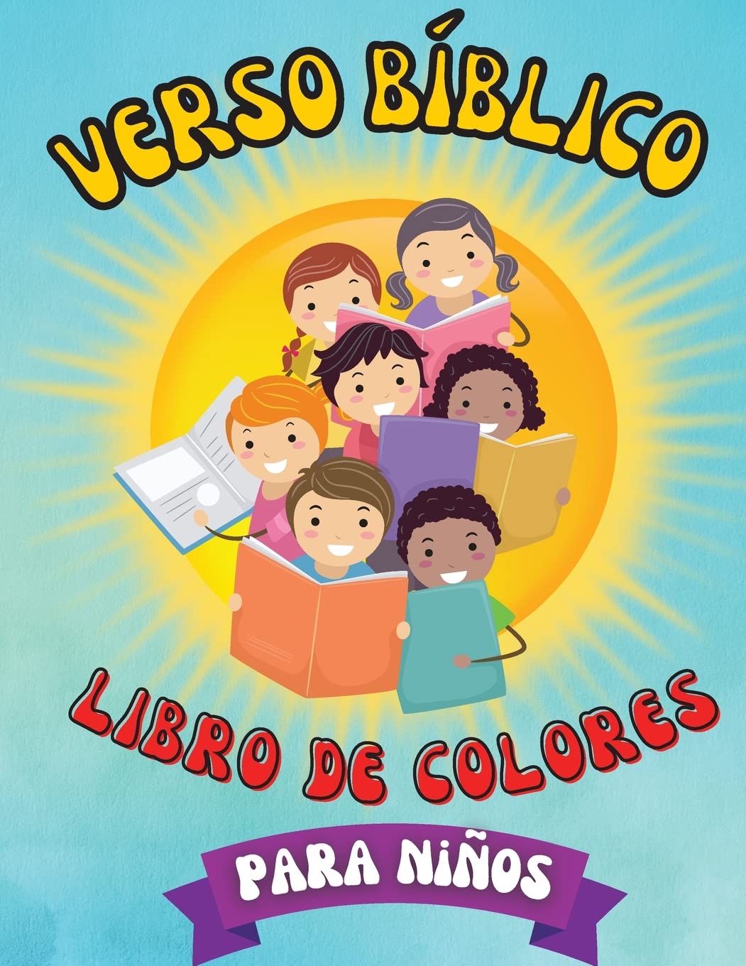 Verso Biblico Libro De Colores Libro Cristiano Para Colorear Facil ...