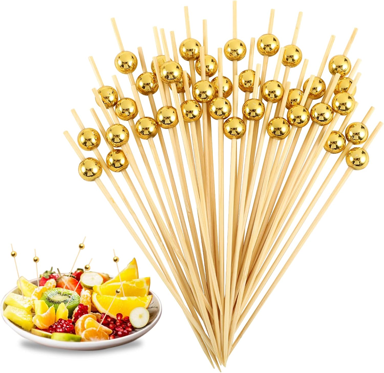 Amazon.com: 200 Pcs Cocktail Picks, Toothpicks for Appetizers Fancy ...