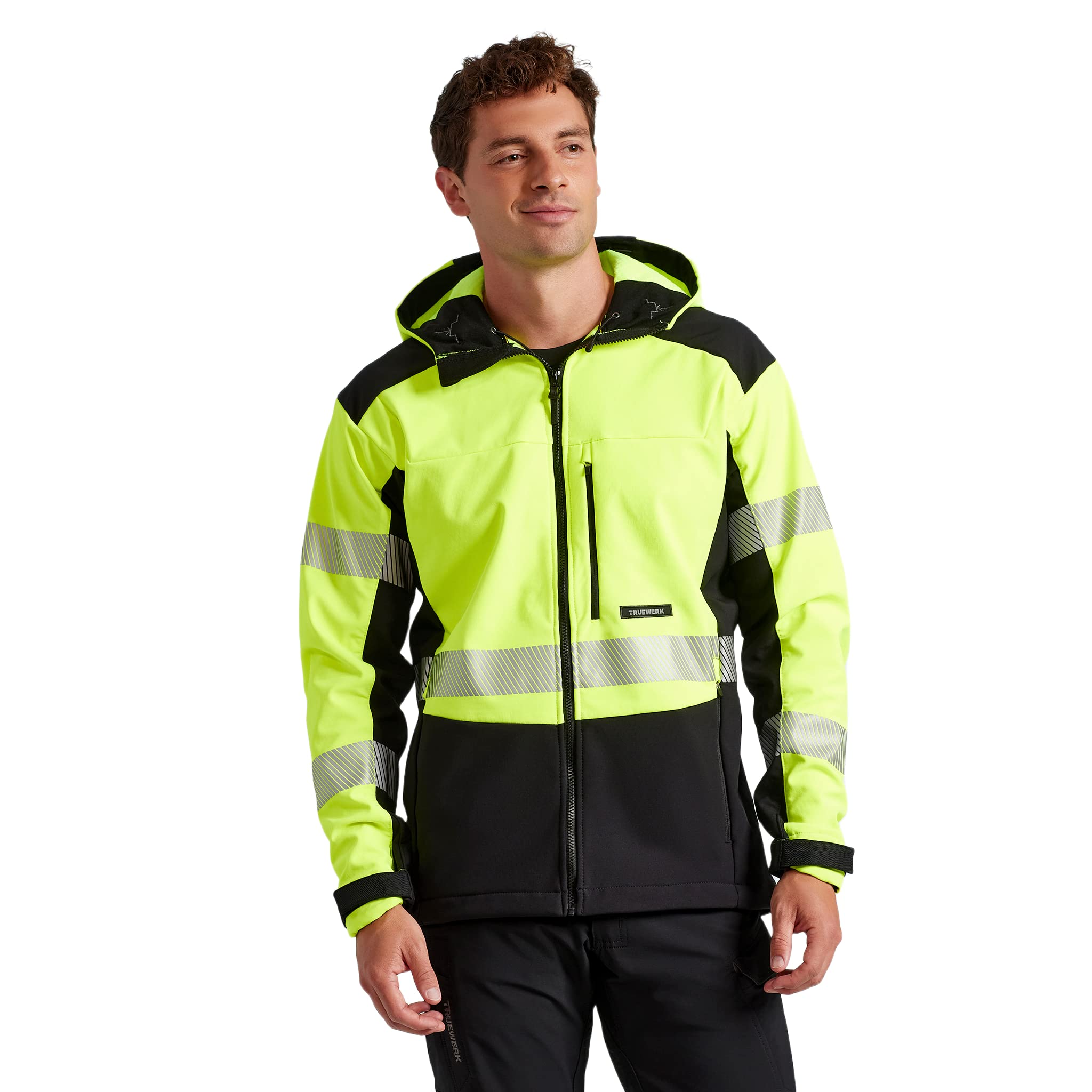 Amazon.com: TRUEWERK Men's Insulated Work Jacket - S3 Solution Zip-Up ...