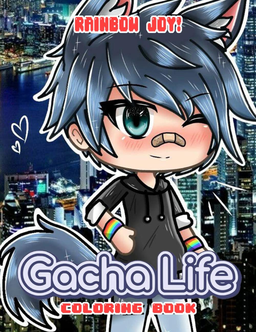 Rainbow Joy Gacha Life Coloring Book High Quality Character Designs ...