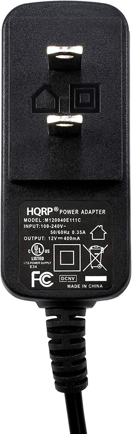 HQRP 12V AC Adapter and Power Cord for Braun Shavers Instruction Manual