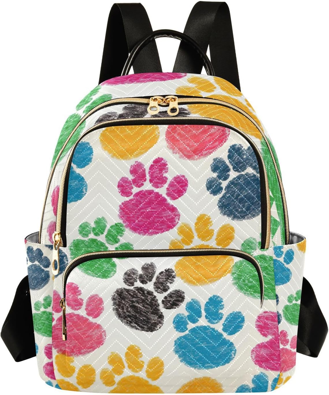 Amazon.com: GAIGEO Colorful Animal Paw Footprints Girls Fashion ...