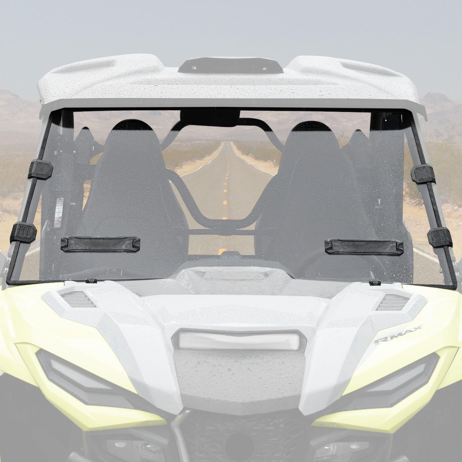 Amazon.com: A & UTV PRO Front Full Vented Windshield for Yamaha ...