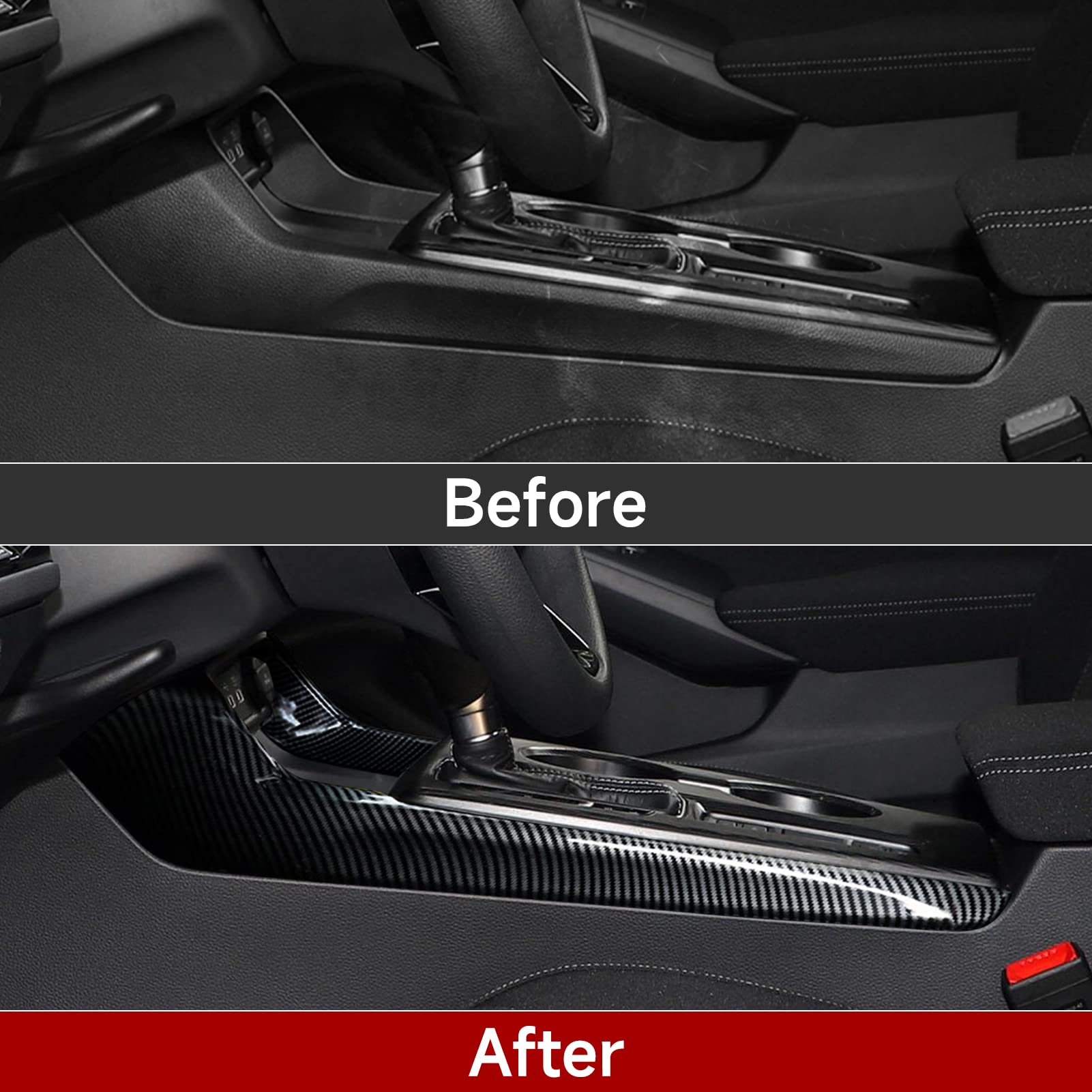 Snapklik.com : Car Side Gear Shift Cover Strip Decals For 2022 2023 ...