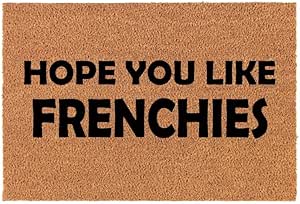 Amazon.com: Hope You Like Frenchies French Bulldogs Non Slip Entryway ...