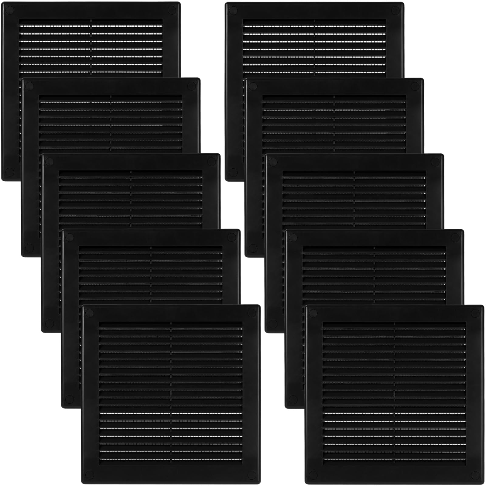 Vent Systems 6" x 6" Inch (Opening Dimensions) - Pack of 10 - Plastic ...