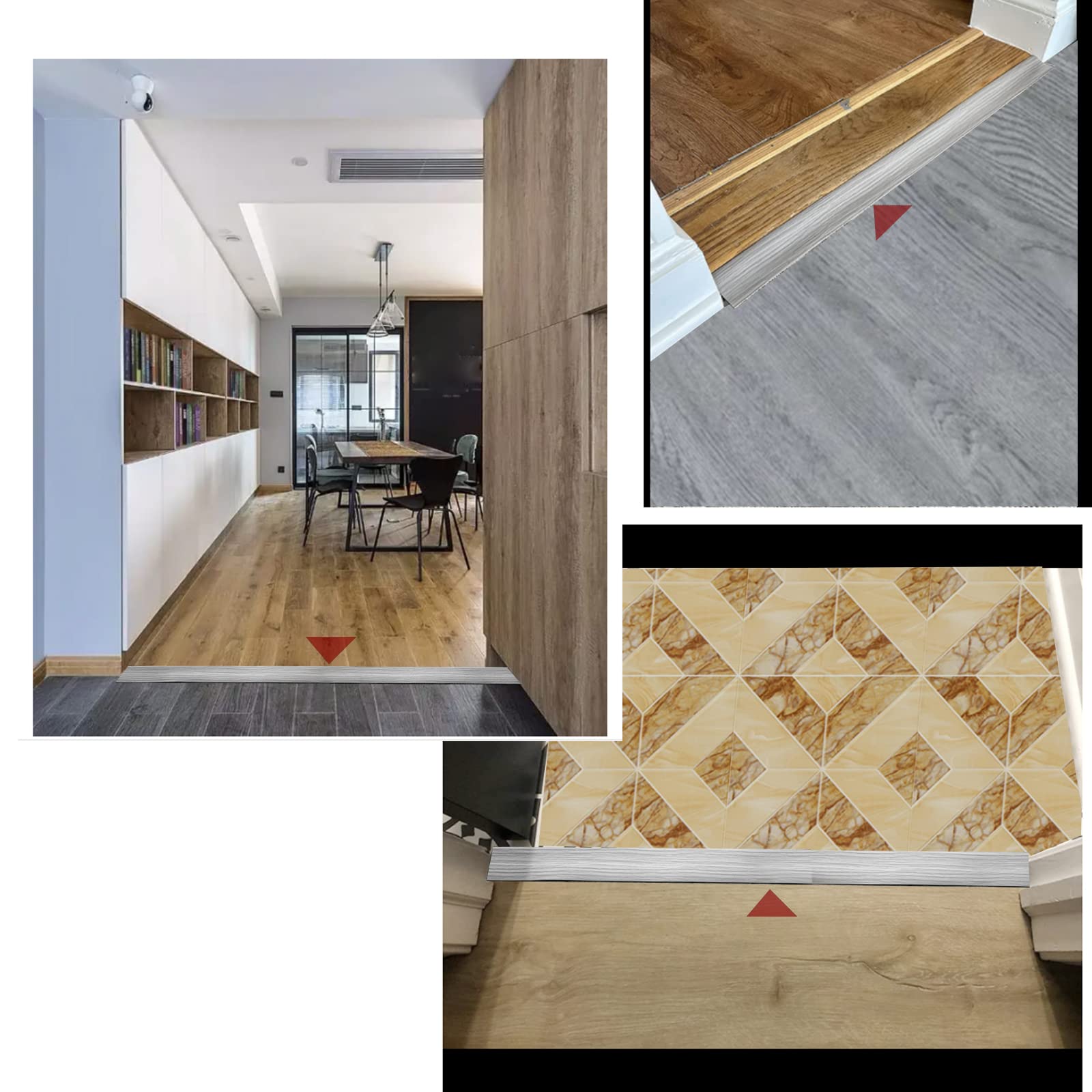 Snapklik.com : Floor Transition Strip & Self Adhesive Floor Vinyl Floor ...