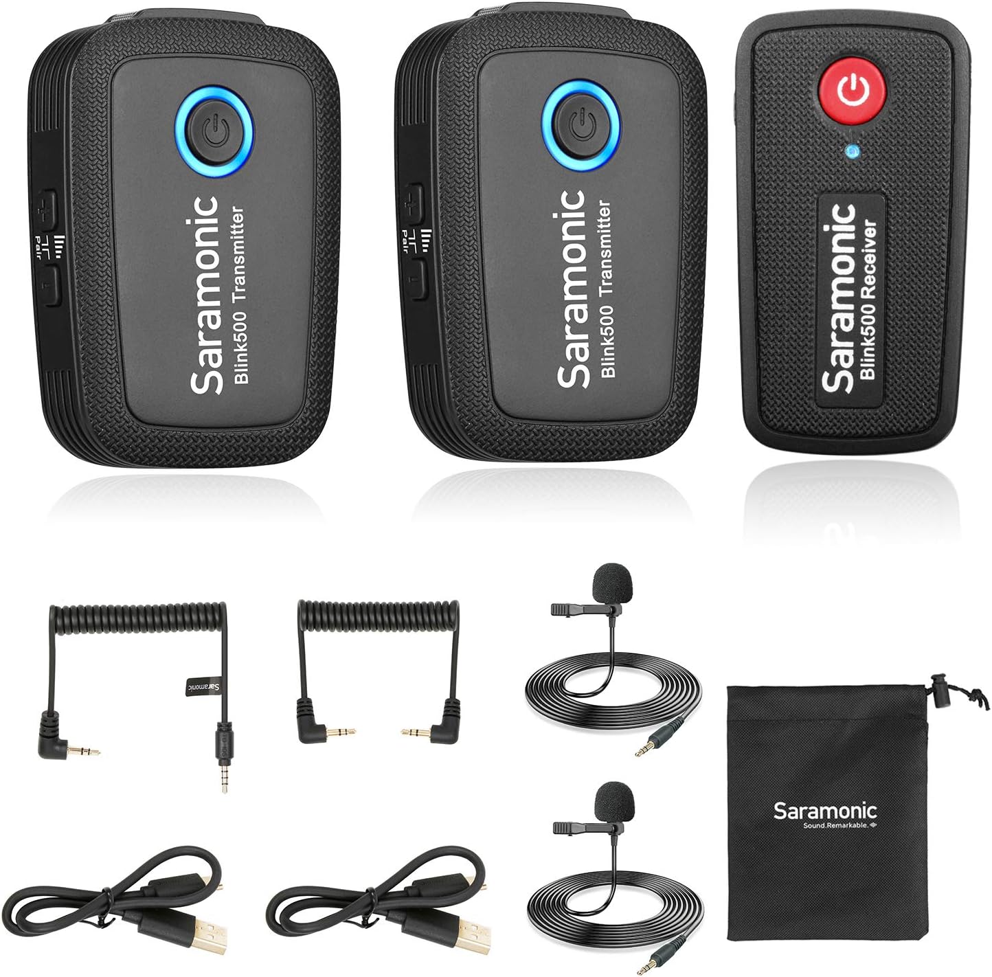 Amazon.com: Saramonic Blink 500 B2+ Micro 2-Person Digital Wireless ...