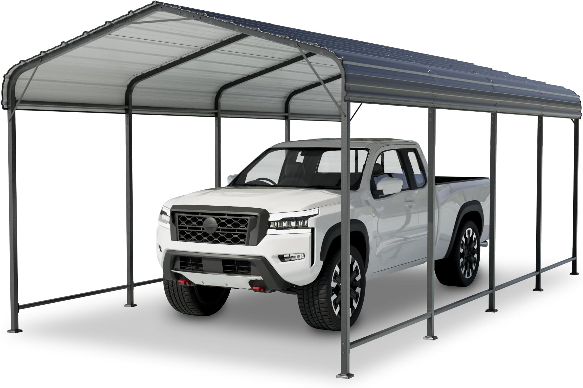 Amazon.com: SUNBURY Carport 10 x 20 ft Heavy Duty Metal Carport Canopy ...