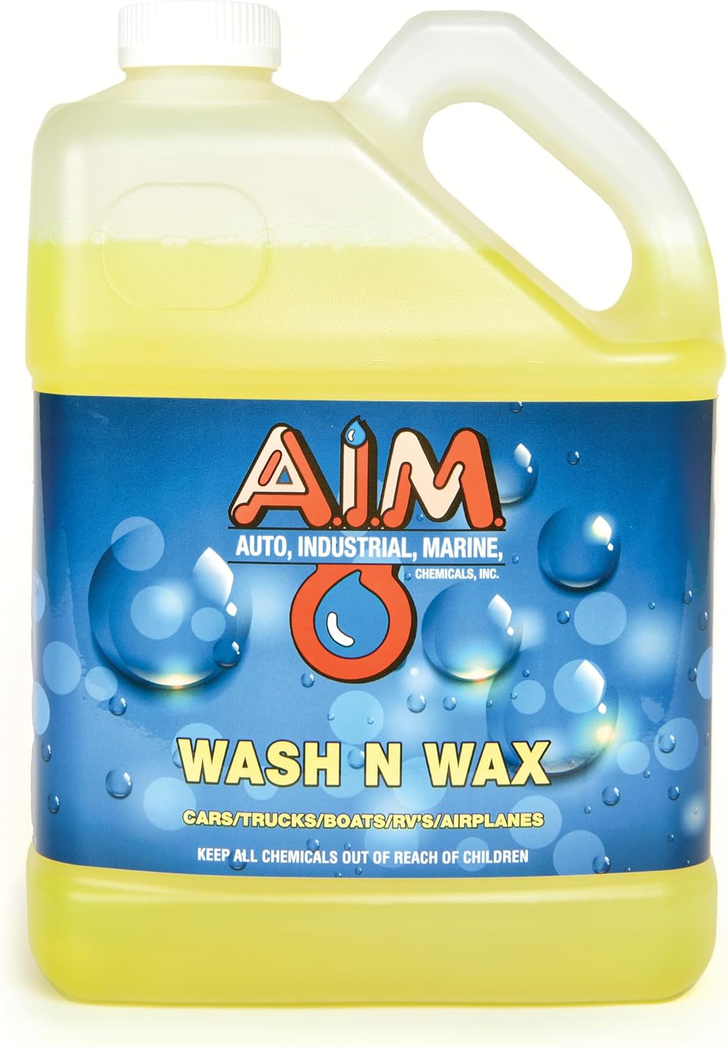 Amazon.com: AIM Chemicals Wash N Wax Car Soap - pH neutral for cars ...