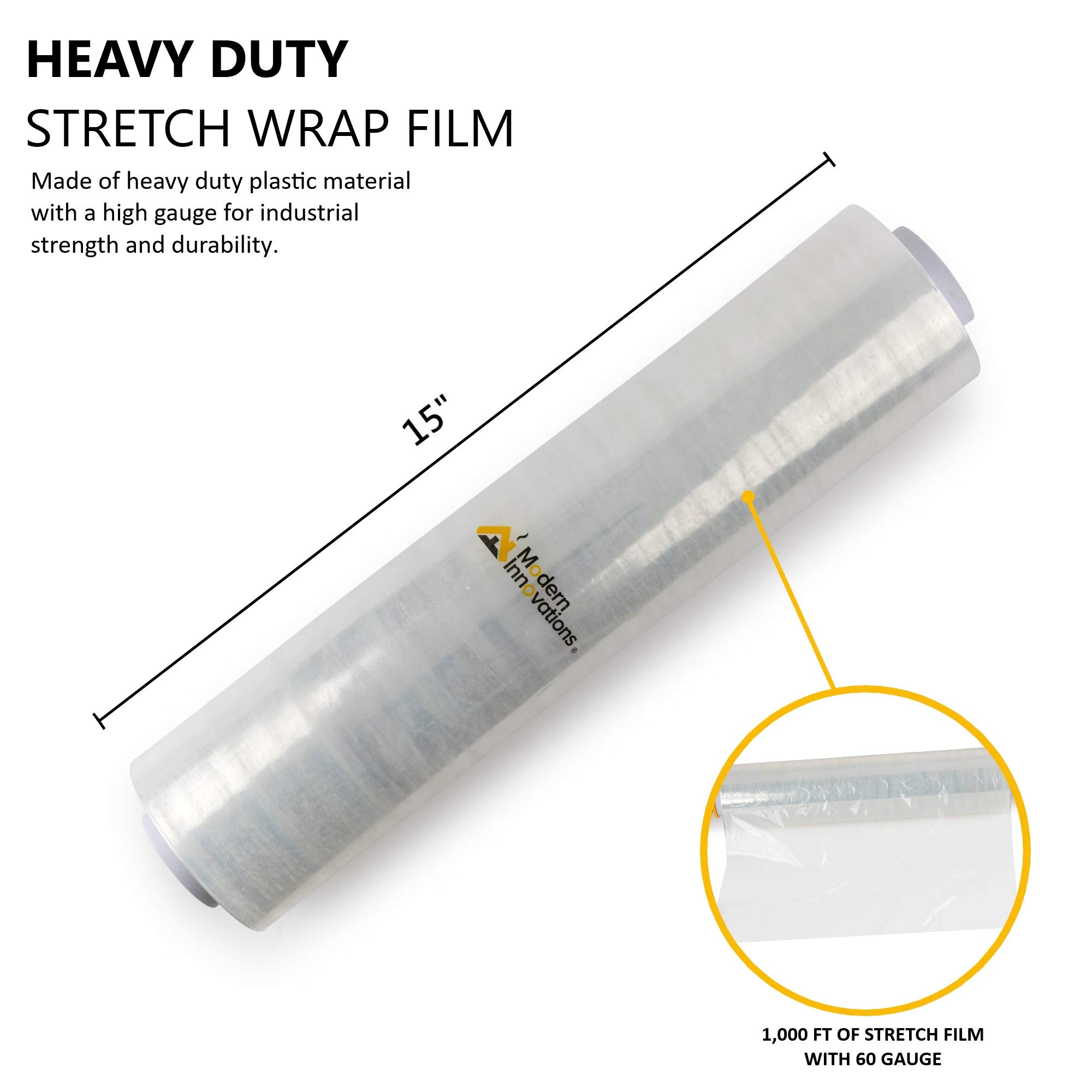 Snapklik.com : Modern Innovations 15 Inch Clear Stretch Wrap ...