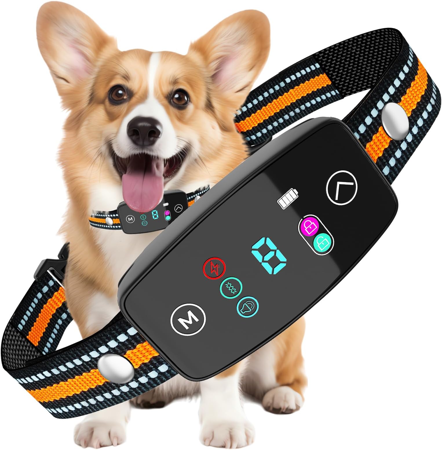 Amazon.com : Dog Bark Collar for Large Medium Small Dogs, Rechargeable ...