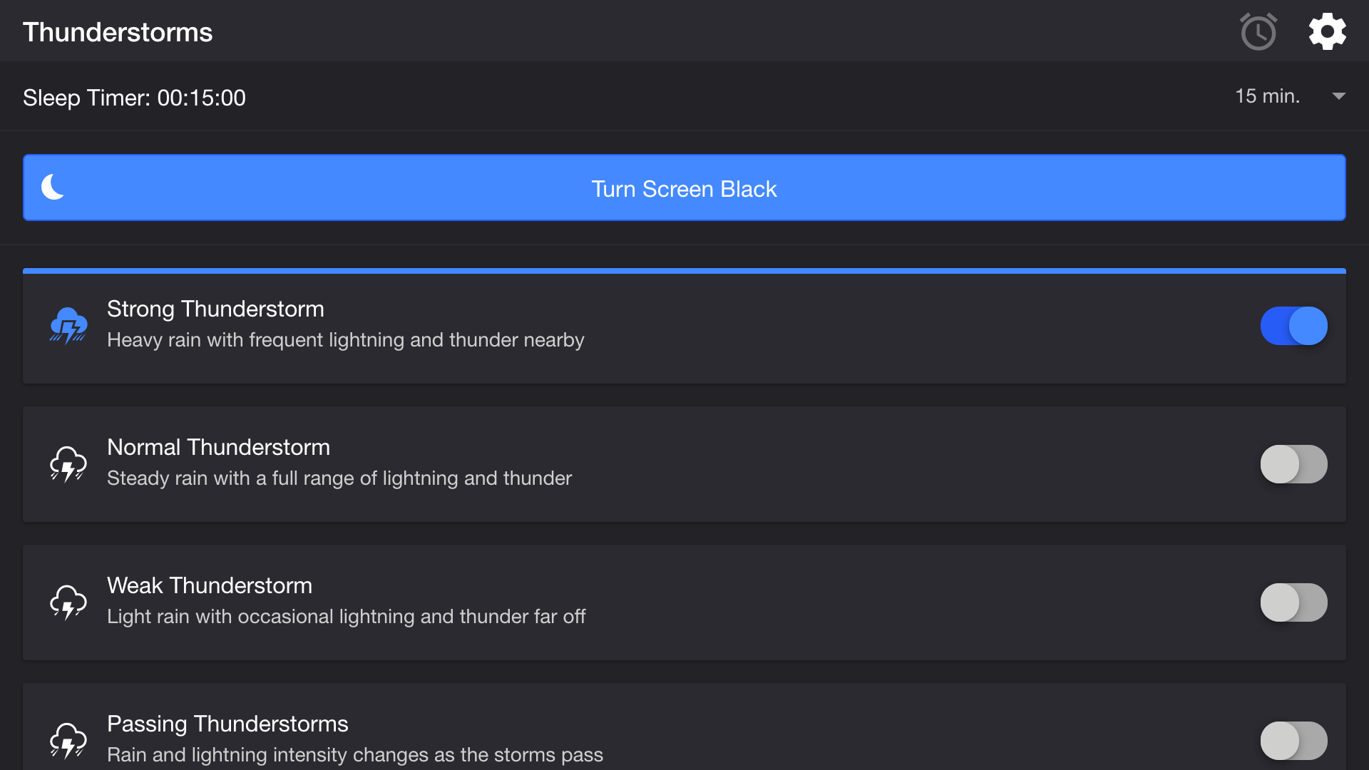 Thunderstorm Simulator - App on Amazon Appstore