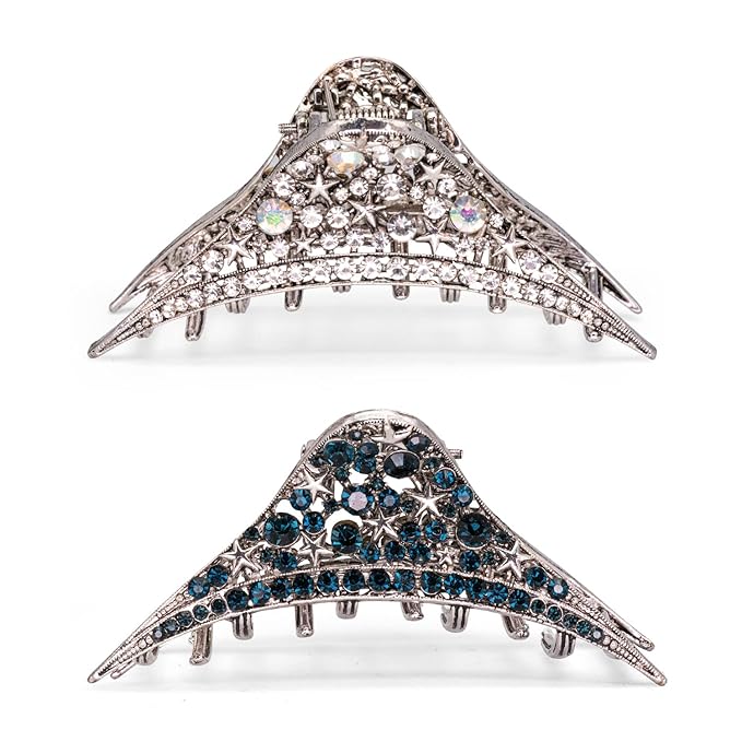 Amazon.com : LINXUXIE Metal Claw Hair Clips For Women and Girls ...