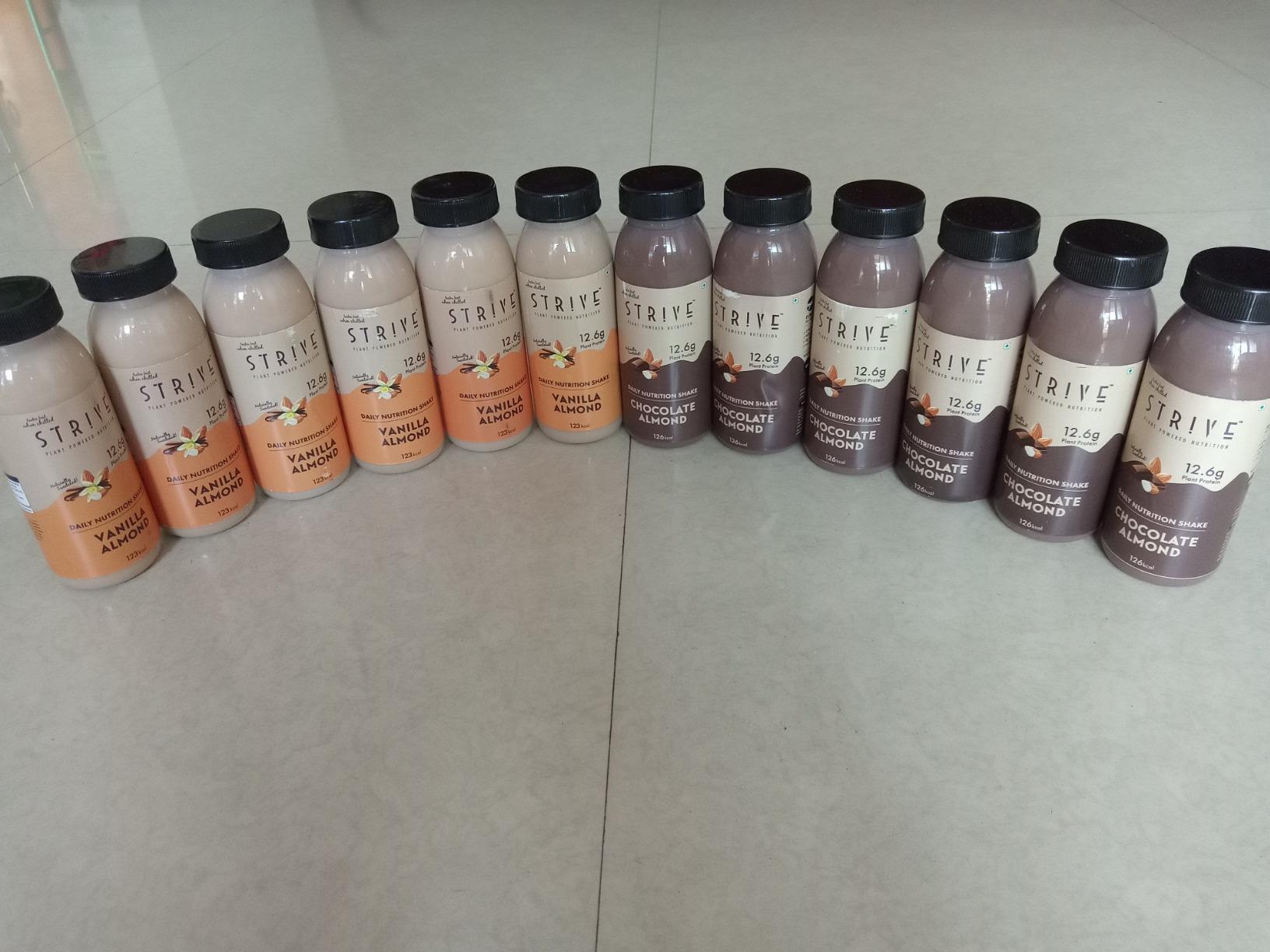 Strive Vegan Protein Shake with 12.6g Plant Protein and 25% Calcium ...