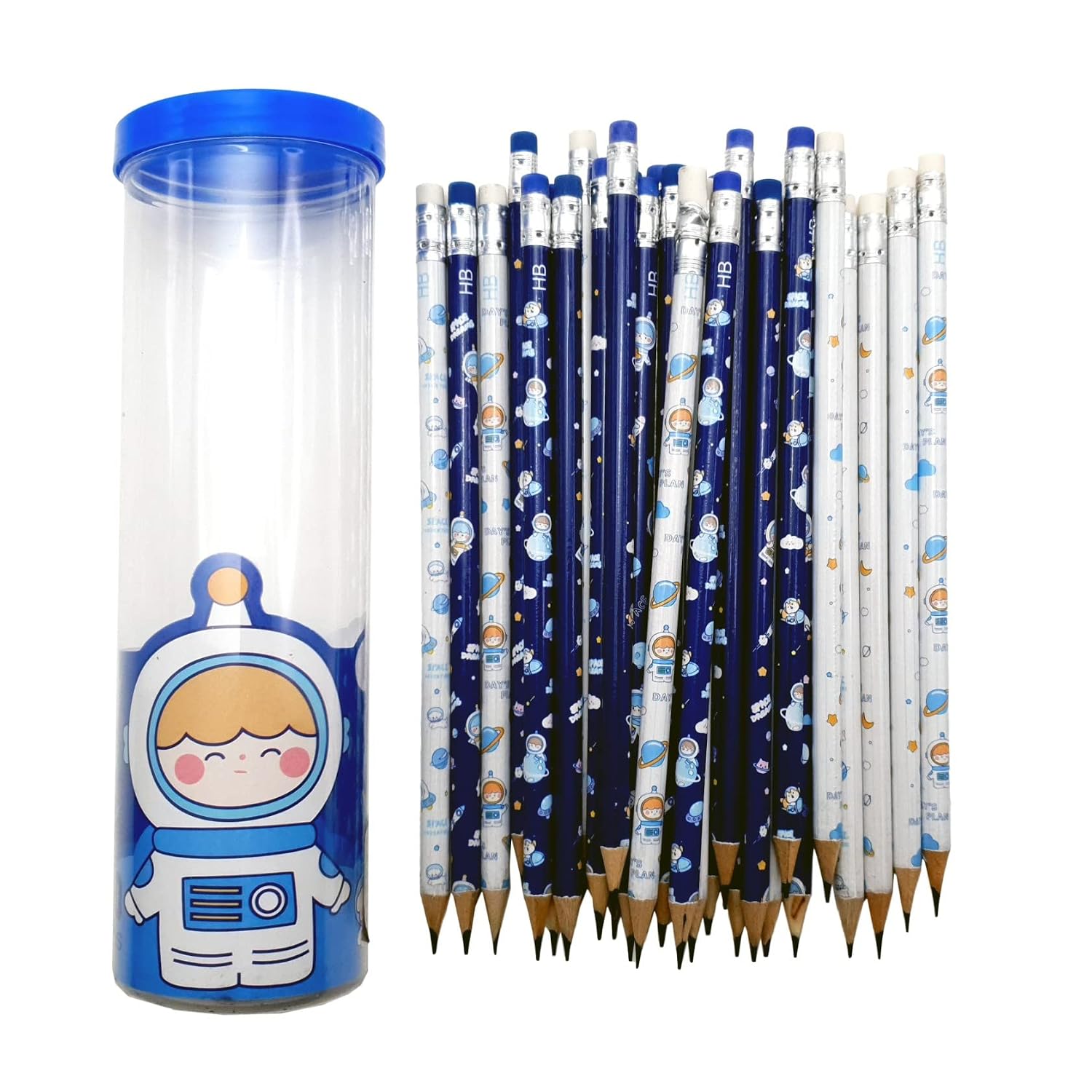 Buy Crackles 30 Pieces Space Themed Pencils Fun Astronaut Pencils ...