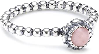 Amazon.com: 190854POP-60 Pandora Birthday Blooms Ring, October, Pink ...