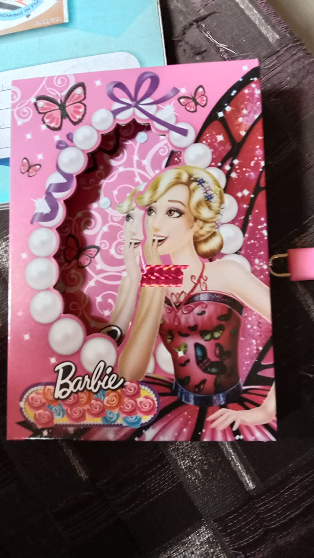 Asera Barbie Lock Diary for Girls Gifts options (Small Size 16.5 * 13 * ...