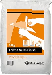 Thistle 25kg Multi Finish Plaster, Off White, 25 Kilograms - Amazon.com