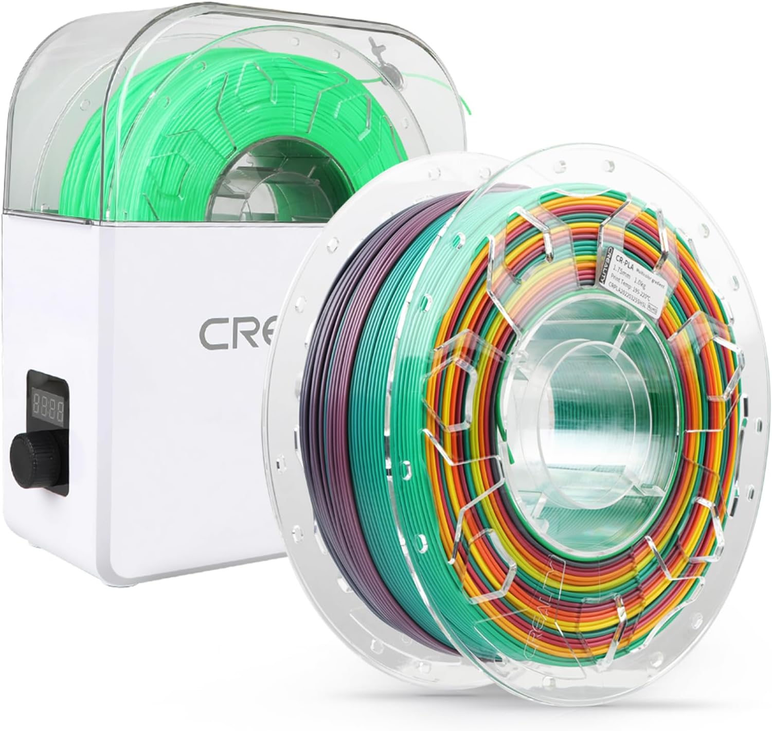 Amazon.com: Creality PLA Filament 1.75mm Rainbow Bundle with Filament ...