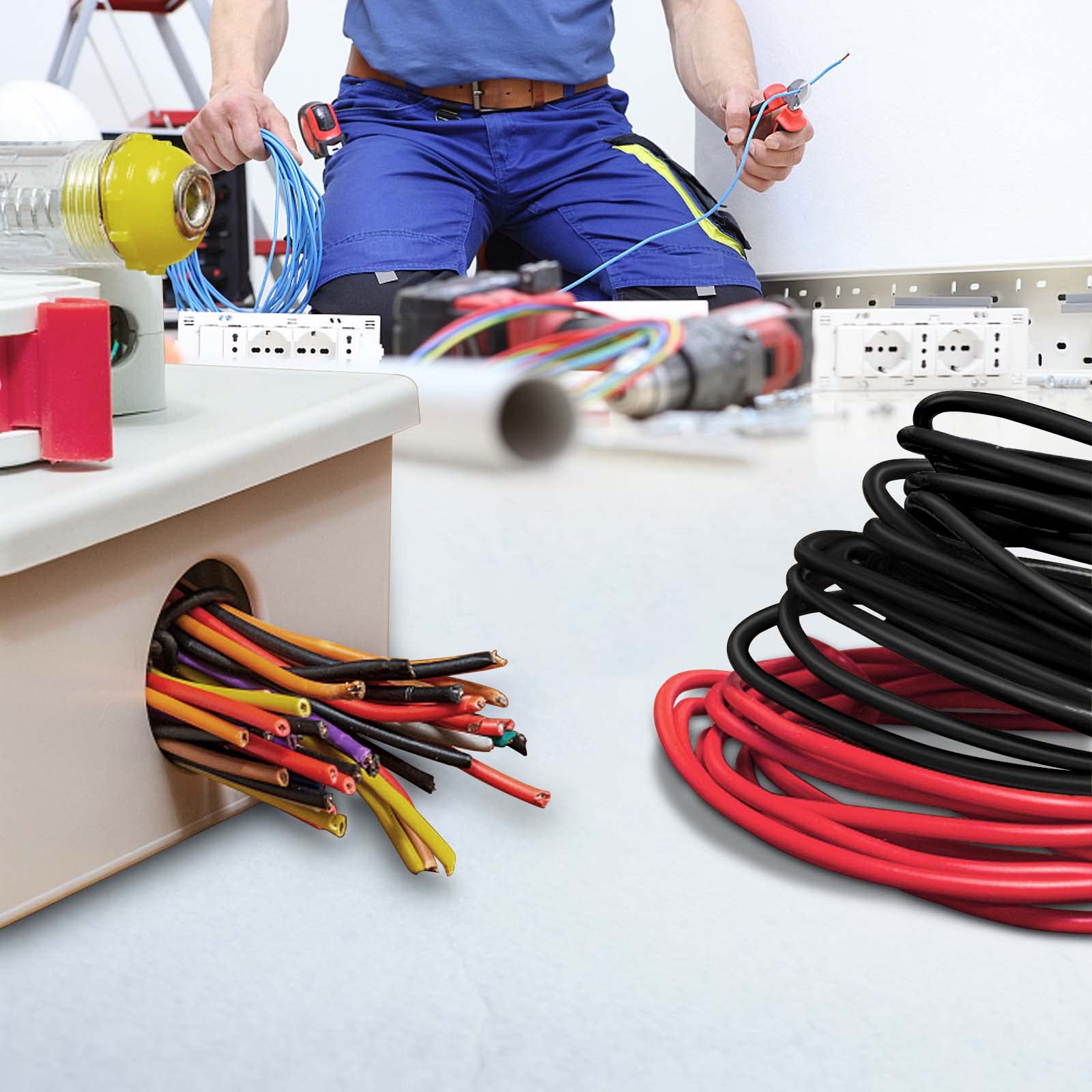 Snapklik.com : Flexible 10 Gauge Wire 30 Feet Stranded Oxygen Free ...