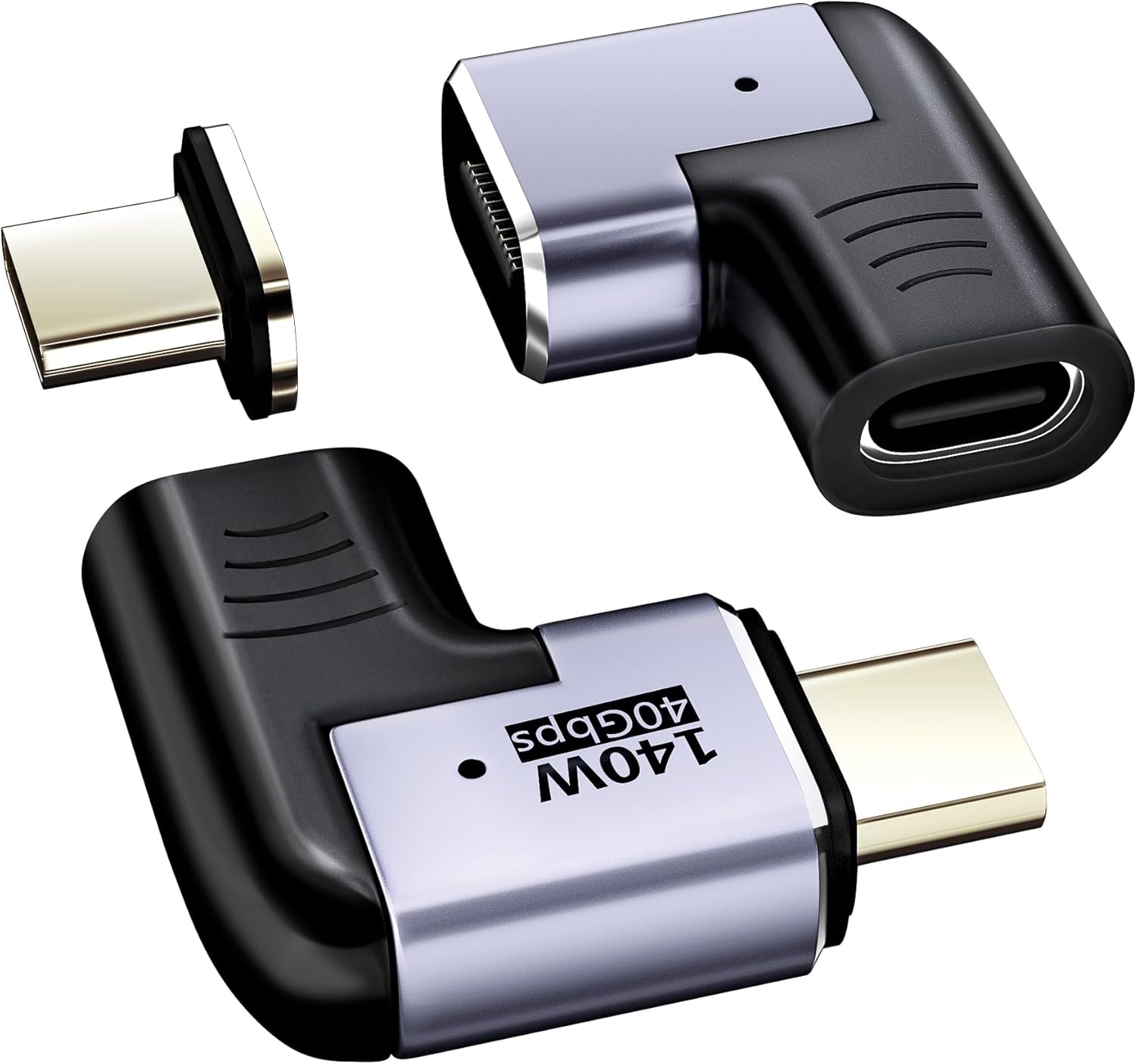 Amazon.com: PChero Right Angle USB C Magnetic Adapter, 2Pack 90 Degree ...