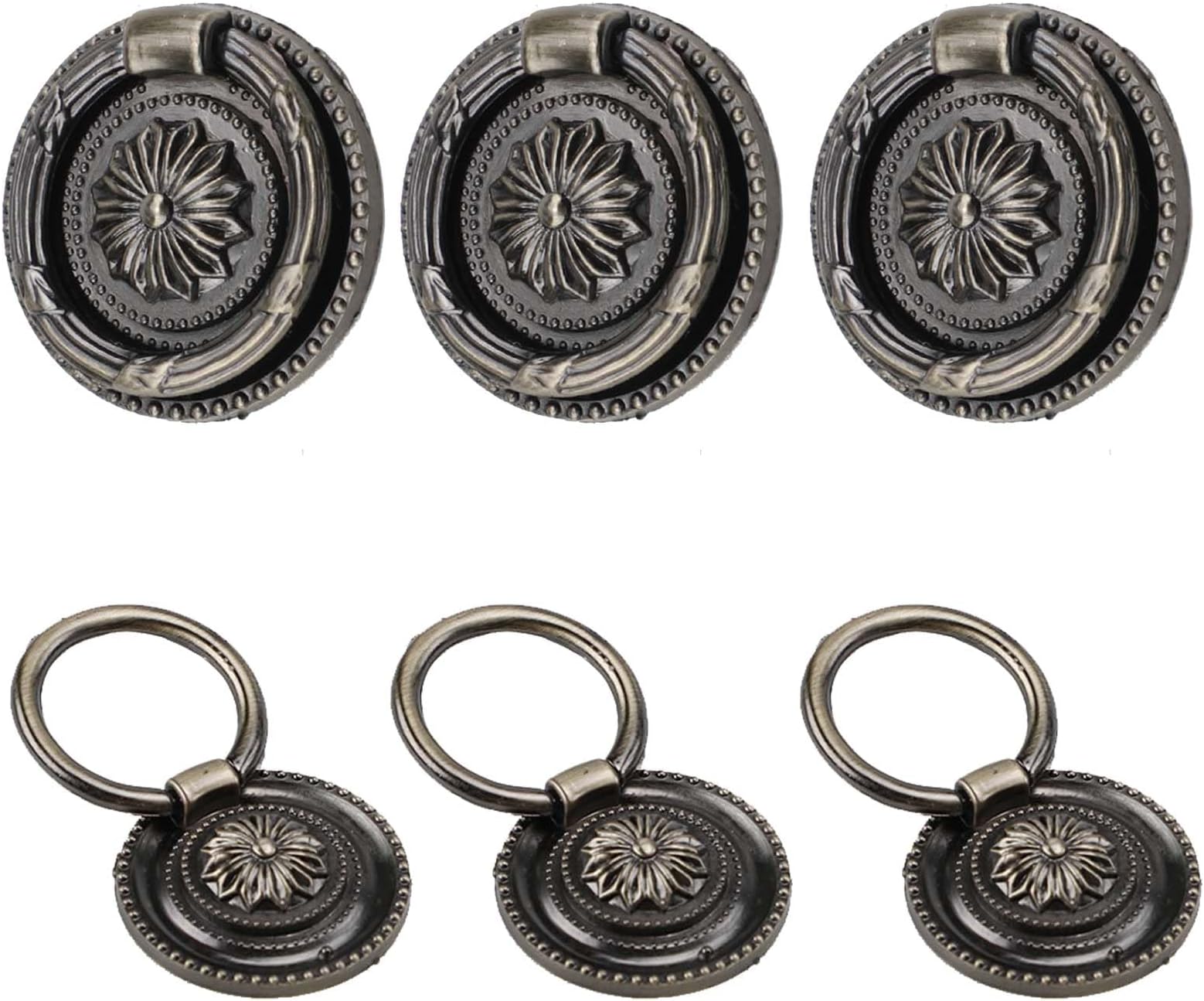 SVOCK 6pce Pomelli per Mobili Vintage, Maniglie per Mobili Vintage ...