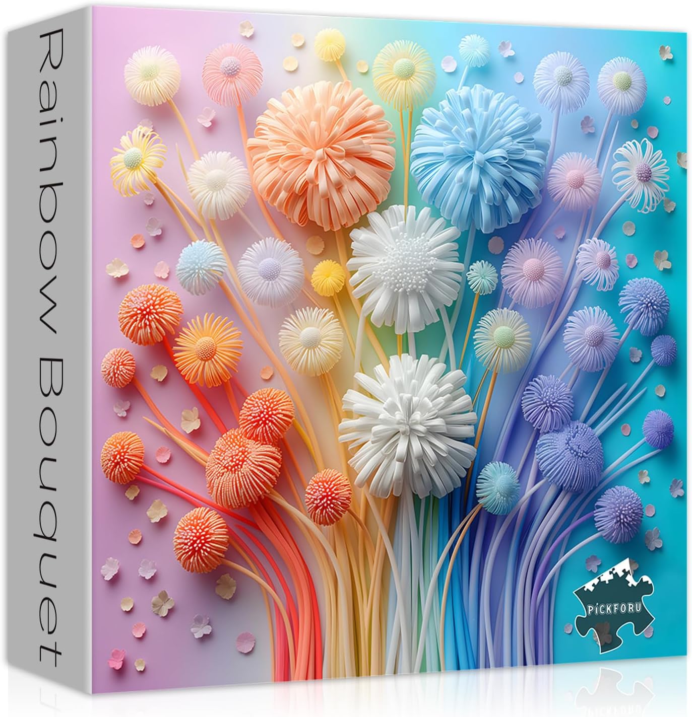 Amazon.com: Flower Puzzles for Adults 1000 Pieces, Impossible Floral ...