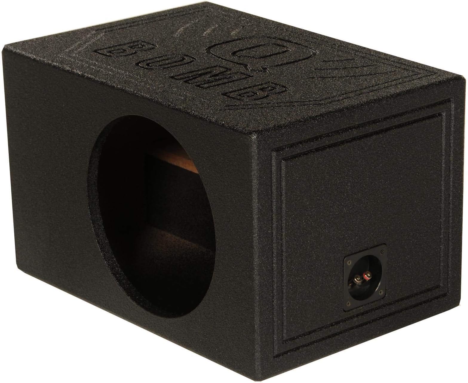 Amazon.com: QPower QBOMB10VL Single 10" Vented Ported Car Subwoofer Sub ...