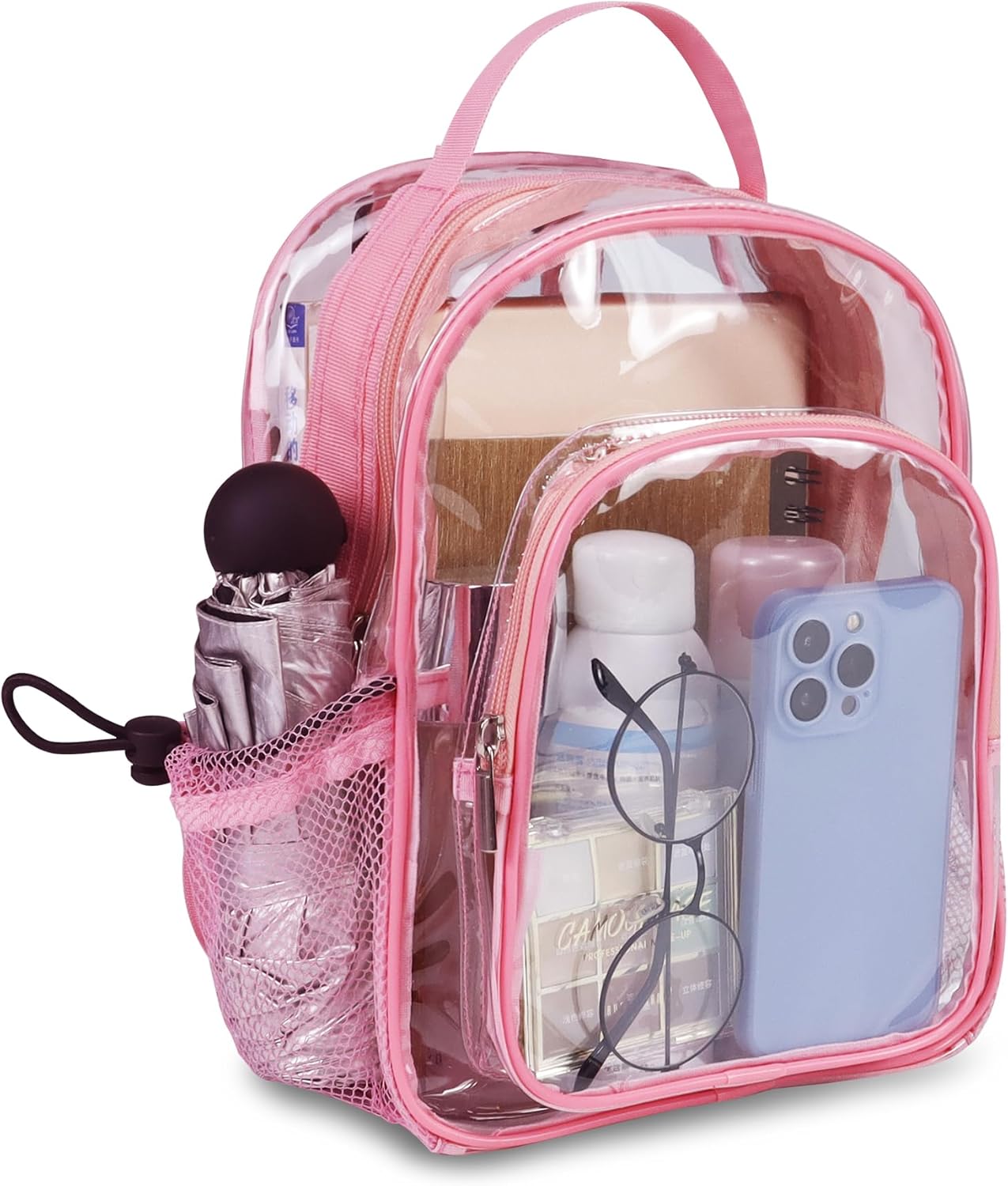 Amazon.com | Fmeida Clear Backpack Stadium Approved - Clear Mini ...