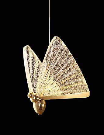 TCHAU Butterfly Pendant Light Fitting, Butterfly LED Pendant Light ...