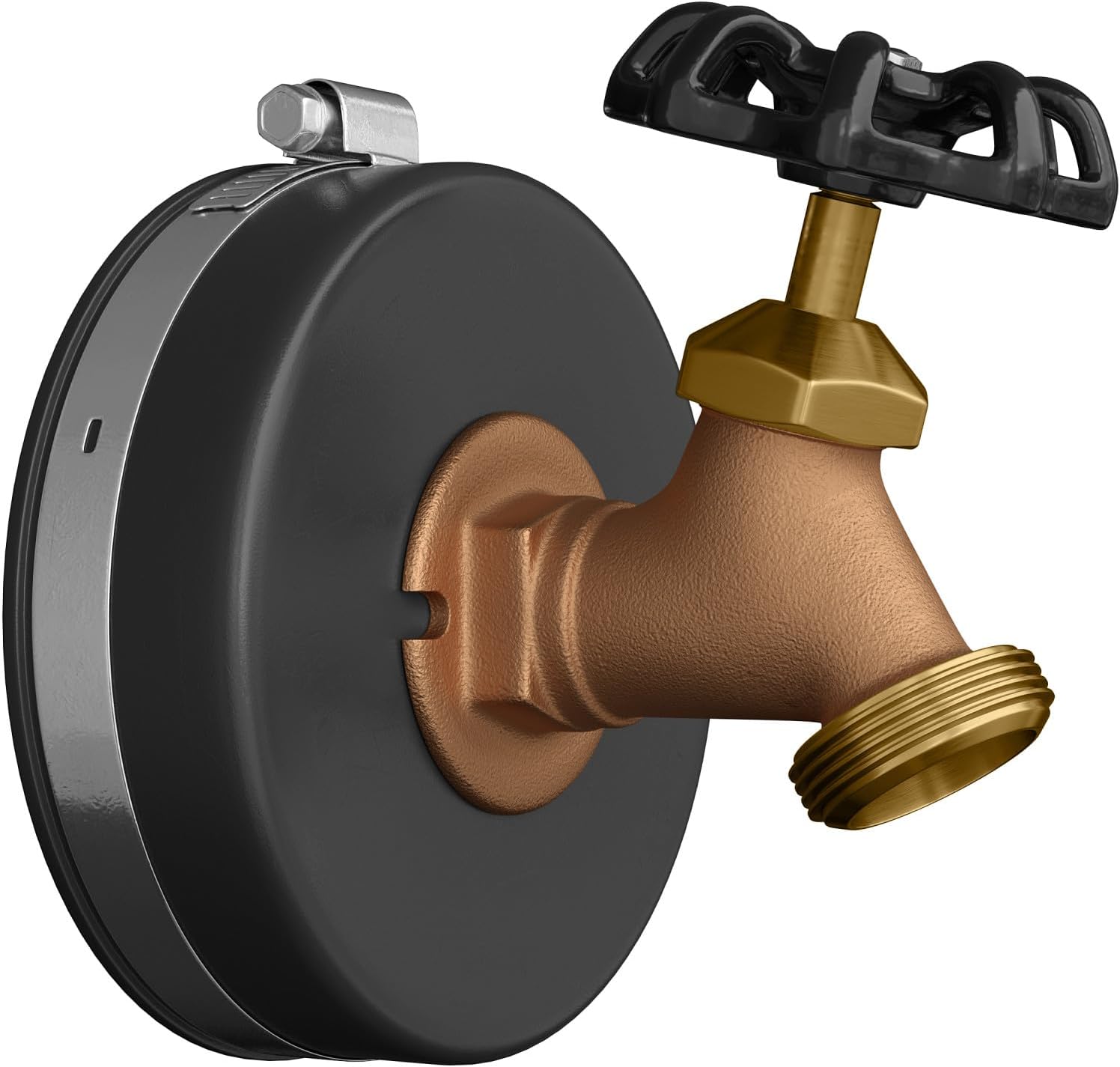 PROFLO PFETCHBJ 1-1/2" Rubber Test Cap with Hose Bibb - N/A - Amazon.com