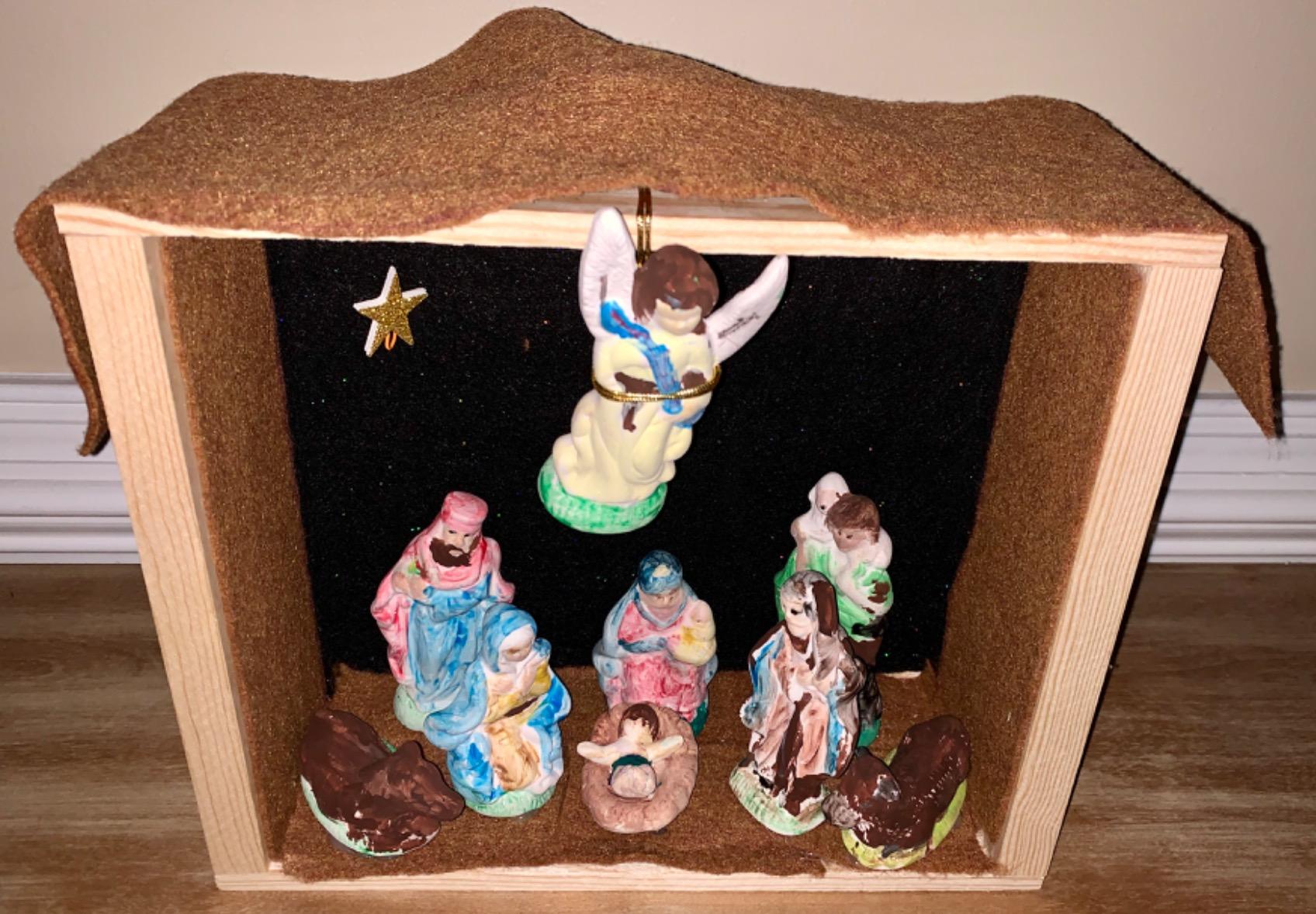 Amazon.com: Nantucket Nativity Set Paint Your Own 9 Pieces/Figures ...