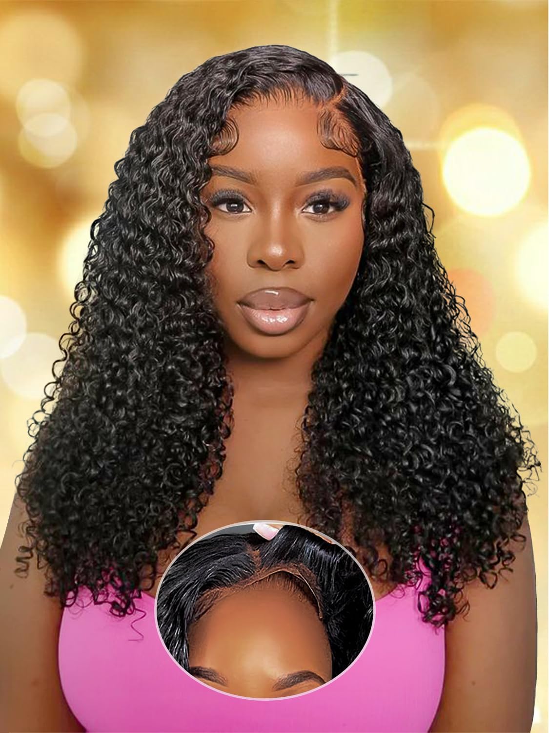 Amazon.com : Kephare Wear and Go Glueless Wigs 5x5 HD Lace Closure Wigs ...