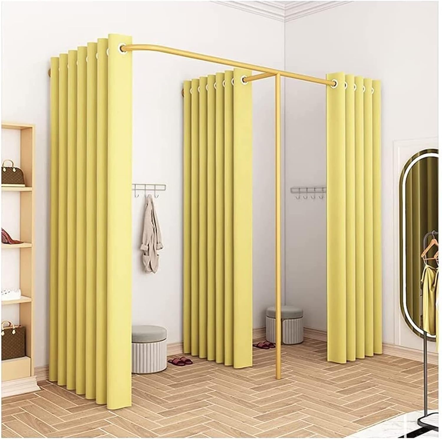Amazon.com: JIngtoNG Clothing Stores Fitting Room, Simple F Type ...