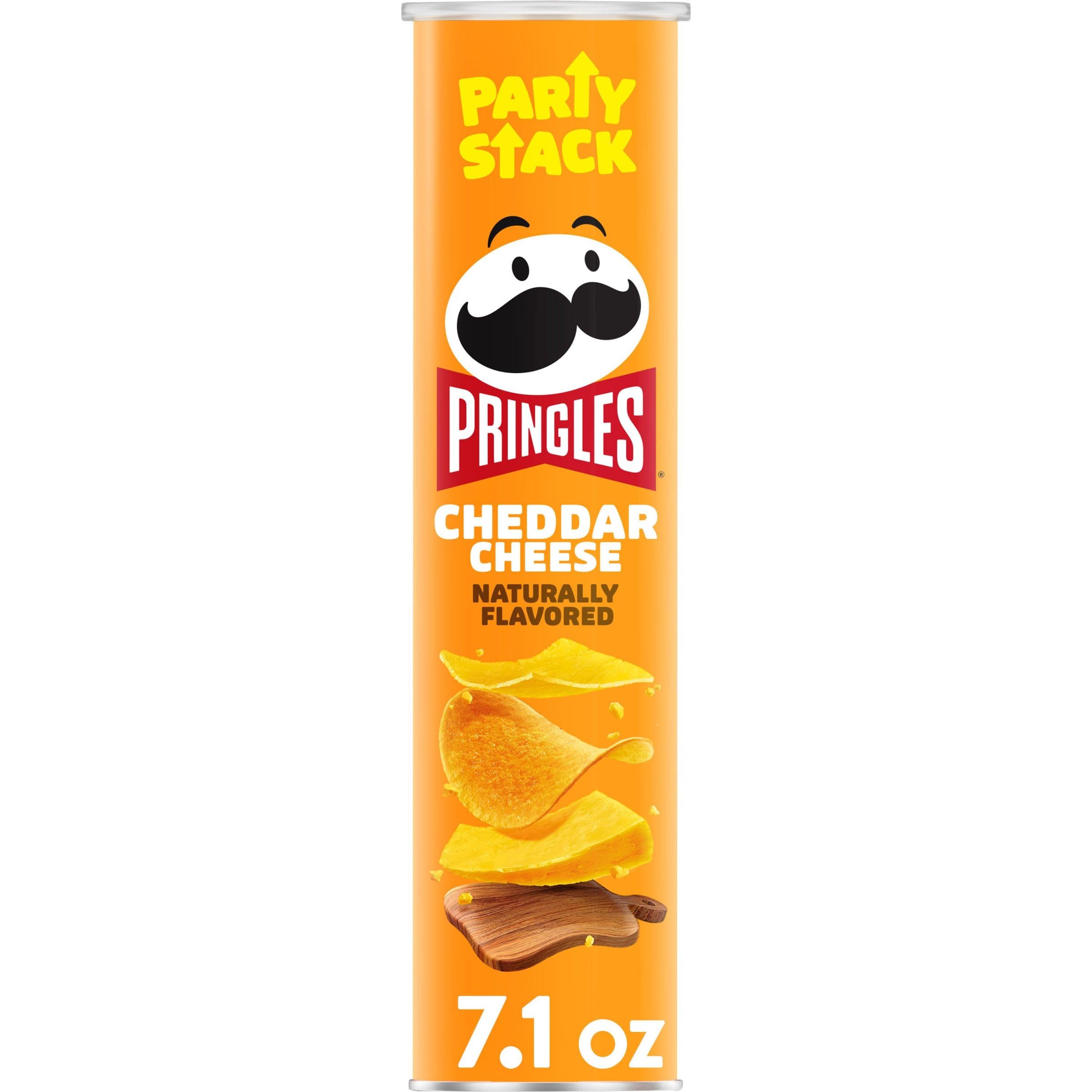 Pringles Mega Stack Cheddar Cheese Potato Crisps Chips : Amazon.ca