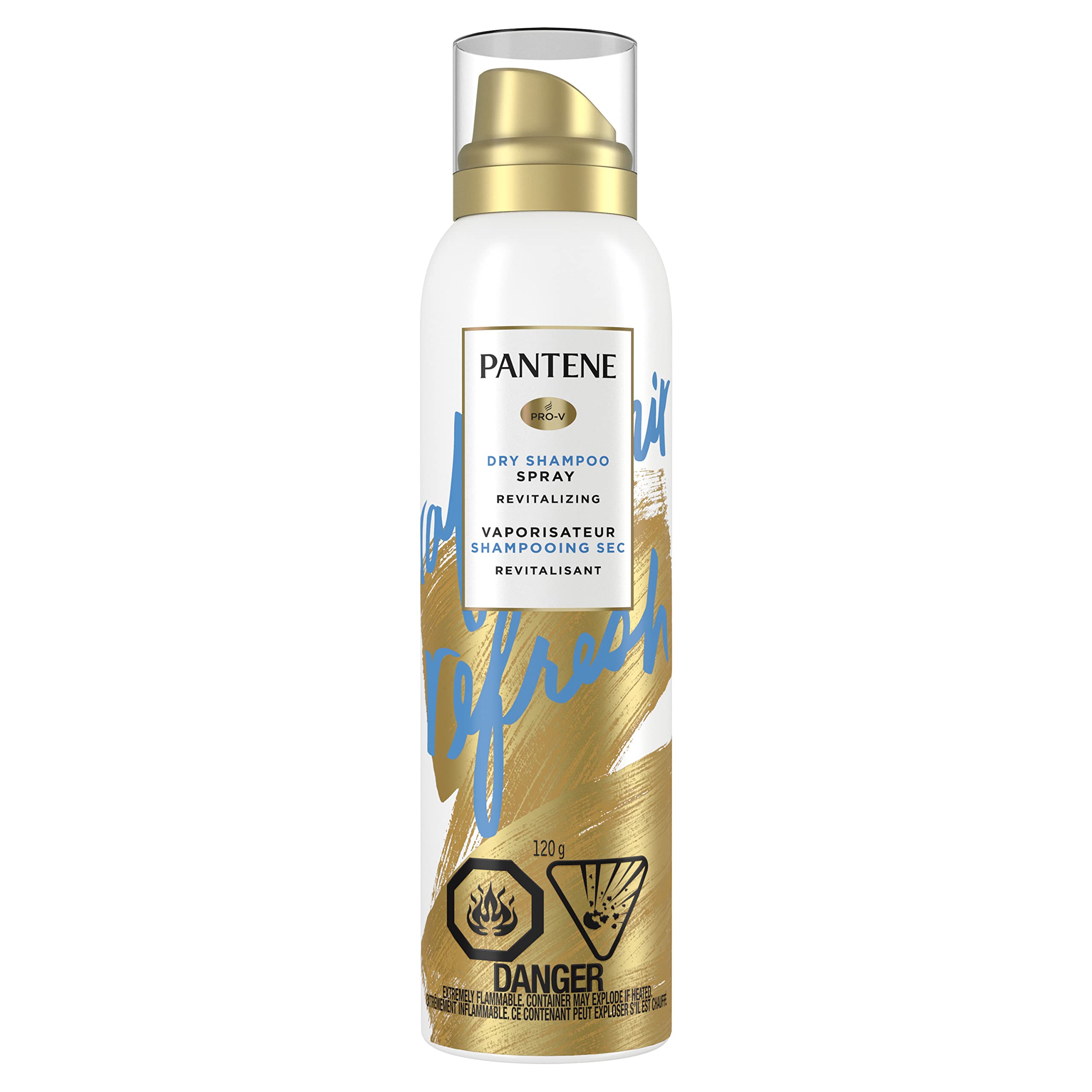 Pantene Dry Shampoo Spray, Volumizing and Cleansing with Vitamin B5 ...